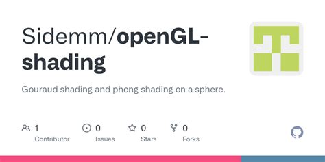 Github Sidemm Opengl Shading Gouraud Shading And Phong Shading On A Sphere