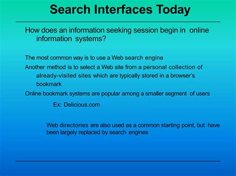 Information Retrieval 3 Query Search Interfaces Ppt