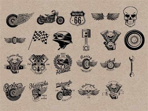 71 Procreate Motor Club Stamps Biker Gangs Tattoo Stamp Etsy