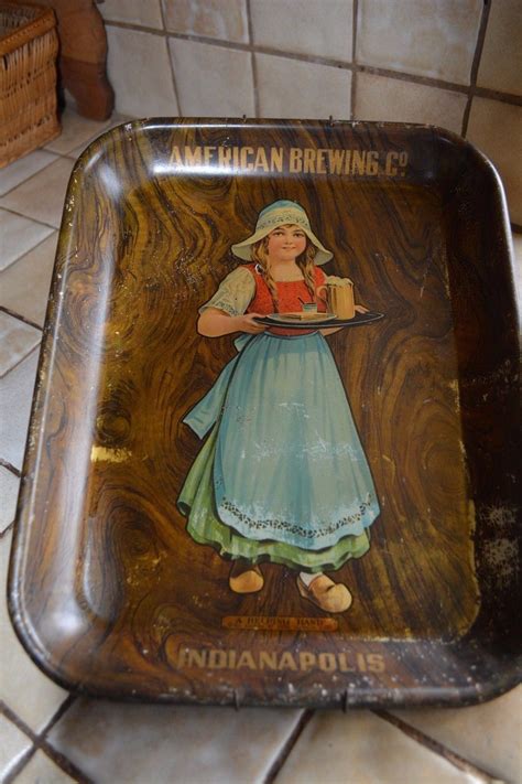 American Brewing Company Tray Antique Price Guide Details Page