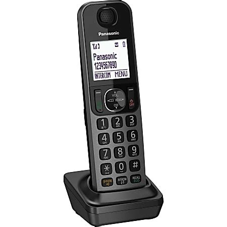 Panasonic DECT 6 0 Digital Cordless Handset For KX TGF38 Series Black KX TGFA30M ODP Business