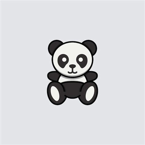 Premium Vector Cute Panda Bear Vector Design