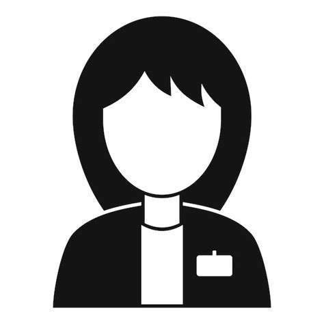 Premium Vector Woman Estimator Icon Simple Illustration Of Woman Estimator Vector Icon For Web