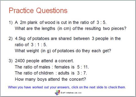 Apt4maths 8 Gcse And Ks3 Maths Lesson Powerpoint Presentations On Ratios And Proportion Apt