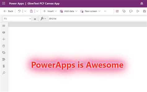 Glowing Text Control Pcf Gallery