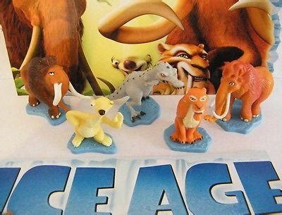Dreamworks Ice Age Toy Mini Figure Set Of 5 With Manny Sid Diego And