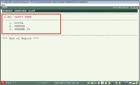 How To View Party Ledger List On The Basis Of Created Date Of The Ledger In Marg Software