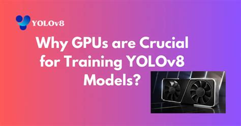 Easy Steps To Run Yolov8 On Gpu Yolov8 Guide