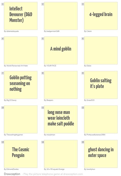 Intellect Devourer Dandd Monster Drawception