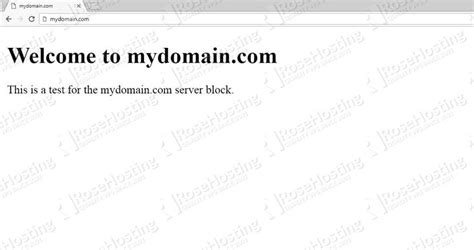 How To Install Nginx On Debian 9 Rosehosting