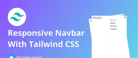 Responsive Navbar With Tailwind Css Step By Step Tutorial Dev Community