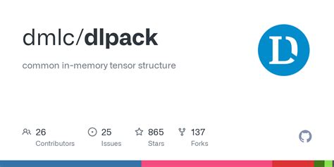GitHub Dmlc Dlpack Common In Memory Tensor Structure