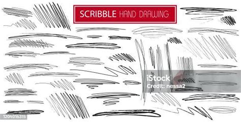 큰 세트 검은 낙서 라인 손으로 그린 스타일 아이콘입니다 낙서 선 스케치 기호와 손으로 그린 세트 흰색 배경의 벡터 그림 개체 그룹에 대한 스톡 벡터 아트 및 기타 이미지