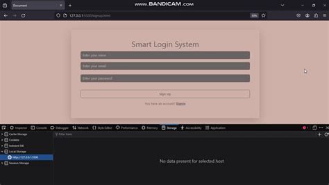 Video Mayar Ibrahim On Linkedin A Simple Login System With Route Using Html Css