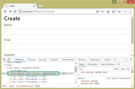 Built In Tag Helpers In Aspnet Core