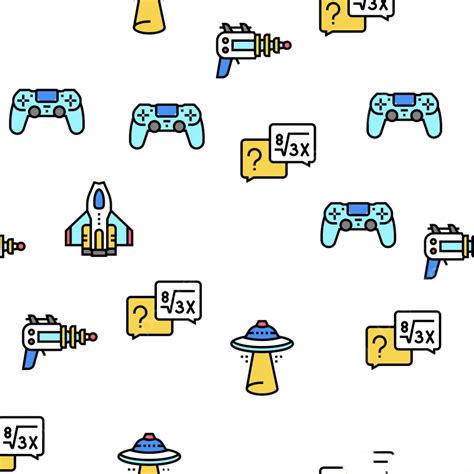 Gamer Geek Vector Hd Png Images Geek Nerd Gamer Icons Vector Ufo Game Symbol Png Image For
