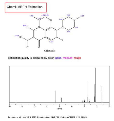 利用ChemDraw预测物质核磁共振谱图