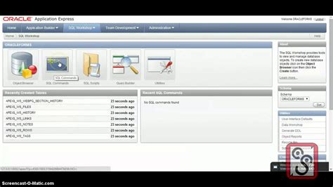 01 Oracle Forms And Reports 11g Curso En Español Creación De La Base