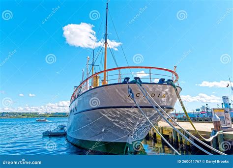 Css Acadia At Halifax Dock Editorial Photography Image Of Canada
