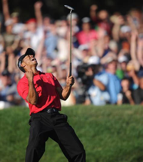 마스터스의 지배자 우즈 그를 지켜준 수호신