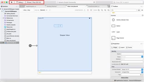 How To Use Stepper In Xamarin Ios App