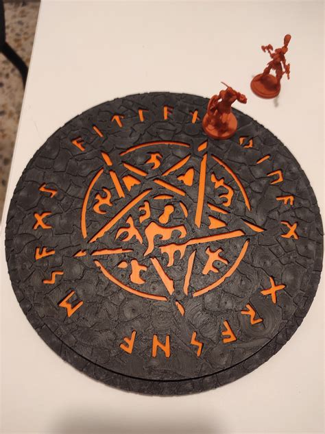 🟣 Arcane Summoning Circle Portal・3d Print With The Creality Hi 3d
