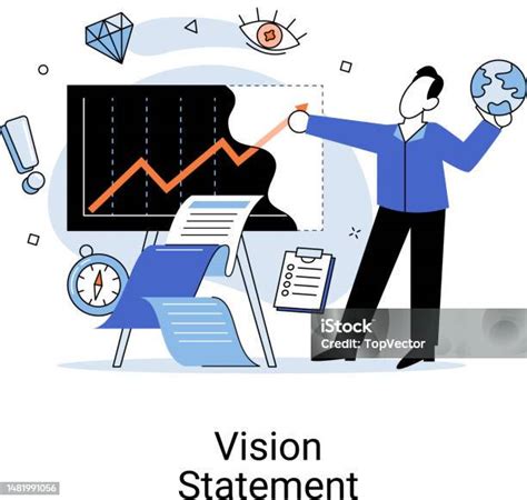 비전 선언문 주요 사업 아이디어 설명 사업 형식 경쟁사 대비 이점 개념에 대한 스톡 벡터 아트 및 기타 이미지 개념 개발 계획 Istock