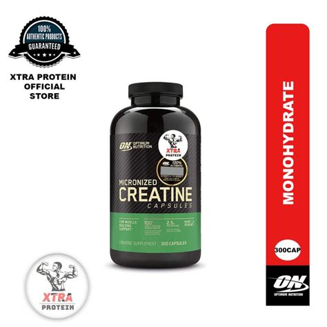 Optimum Nutrition Creatine Monohydrate Cap Xtra Protein Supplements Store