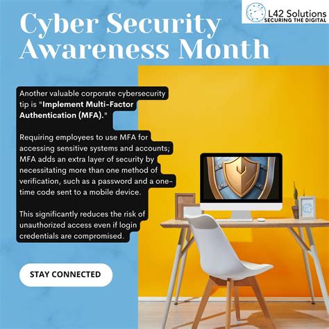 L42 Solutions Ltd On Linkedin Cybersecurity Mfa Stayprotected