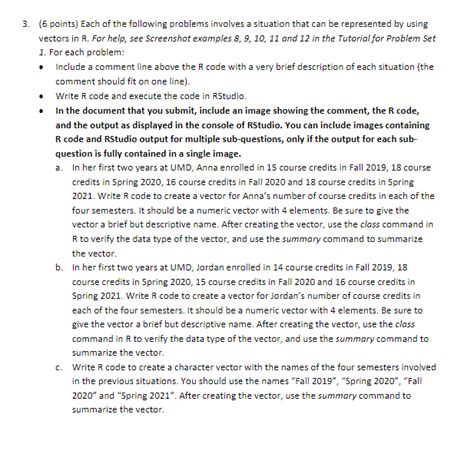 Solved 3 6 Points Each Of The Following Problems Involves Chegg Com