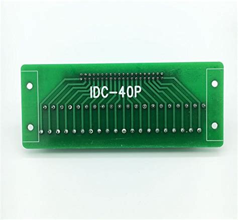 Sysly IDC X Pins Male Header Breakout Board Terminal Block Connector With Simple DIN Rail
