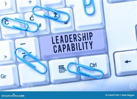 Writing Displaying Text Leadership Capability Concept Meaning What A