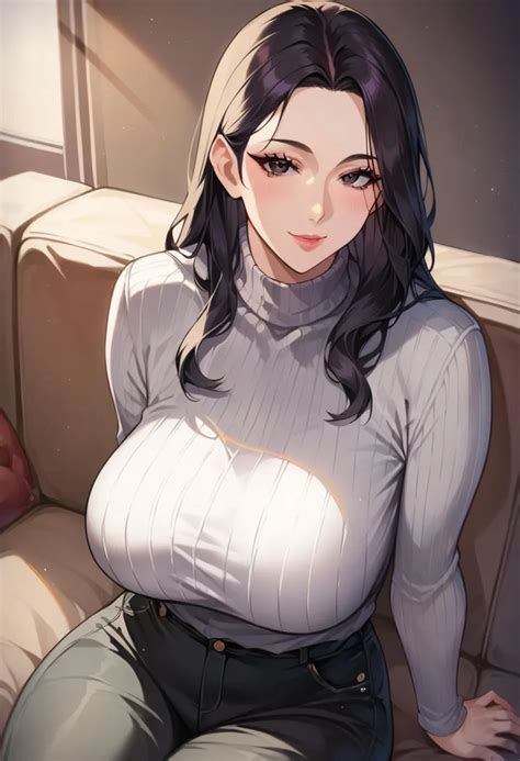 Anime Woman In Cozy Setting Diffus