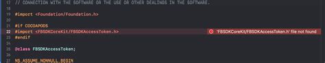 Module Fbsdkcorekit Not Found · Issue 1102 · Facebookfacebook Ios