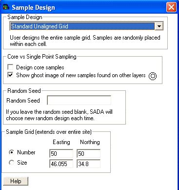 Standard Unaligned Grid Sample Design