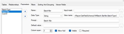 Report S Custom Report Parameters Not Displaying Any Results Community