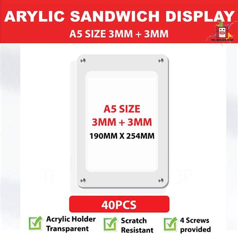 Acrylic Sandwich Signage Bulk Purchase Wall Mounted Sandwich Sign With