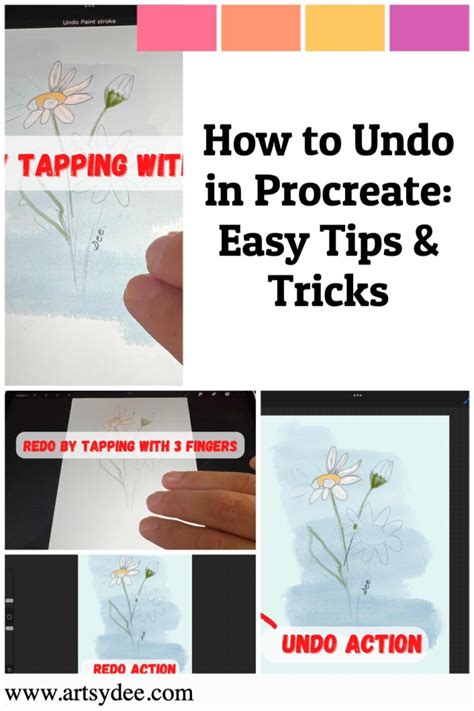 How To Undo On Procreate Easy Tips To Redo Undo Artsydee Drawing Painting Craft
