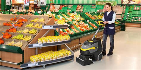 Поломоечная роторная машина керхер