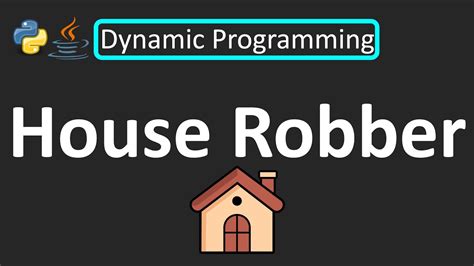 Leetcode 198 House Robber Dynamic Programming Python Java Youtube