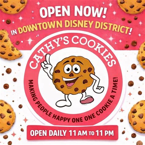 Food Cathys Cookies Announced That They Are Officially Open In