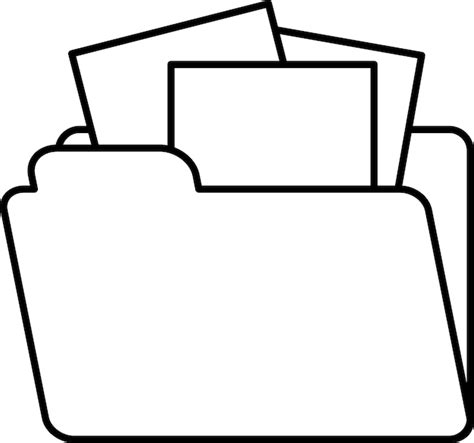 폴더 아이콘 무료 벡터