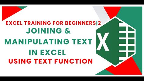Joining And Manipulating Text In Excel Using Text Function For