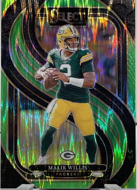 Malik Willis [neon Green Prizm Shock] 180 Prices 2024 Panini Select