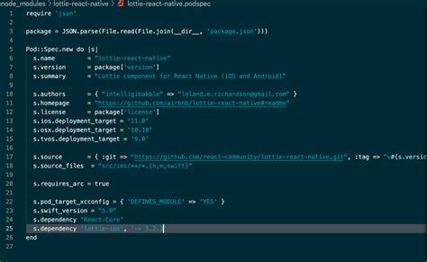 Cannot Install Lottie Ios340 · Issue 906 · Lottie React Nativelottie React Native · Github