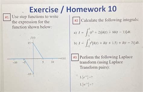 [solved] use step functions to write the expression for th