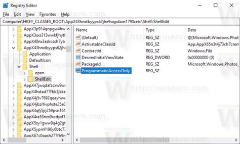 Remove Edit With Photos Context Menu In Windows
