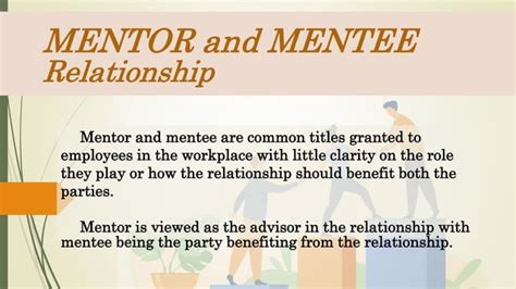 Mentor And Mentee Relationship Ppt Pptx Career Planning Careers