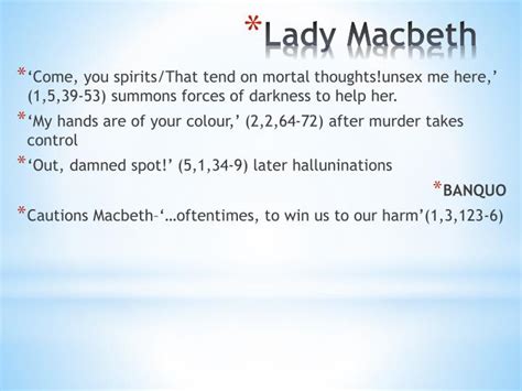 PPT Macbeth Quotes PowerPoint Presentation ID