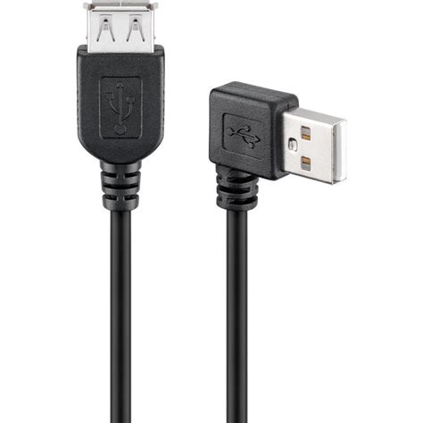 Cablu Extensie Usb Hi Speed Unghi Grade Negru M Emag Ro